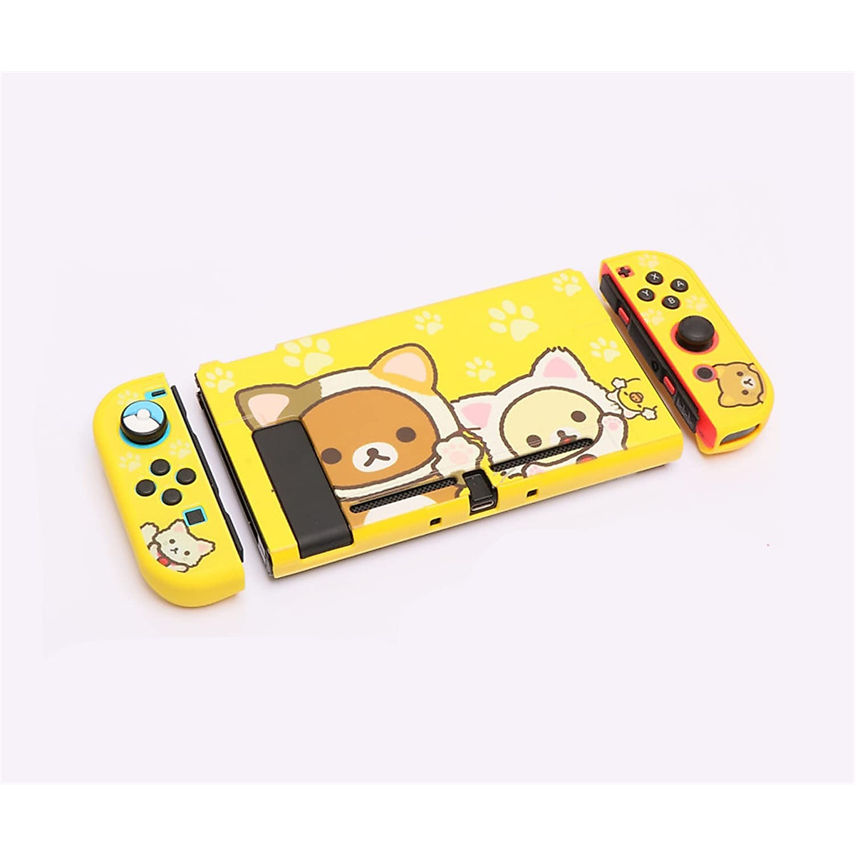 MUDEVIL Protective Case for Nintendo Switch | Cute Rilakkuma | Anti-Scratch Shockproof Slim Cover Case for Nitendo Switch and Joy-Con
