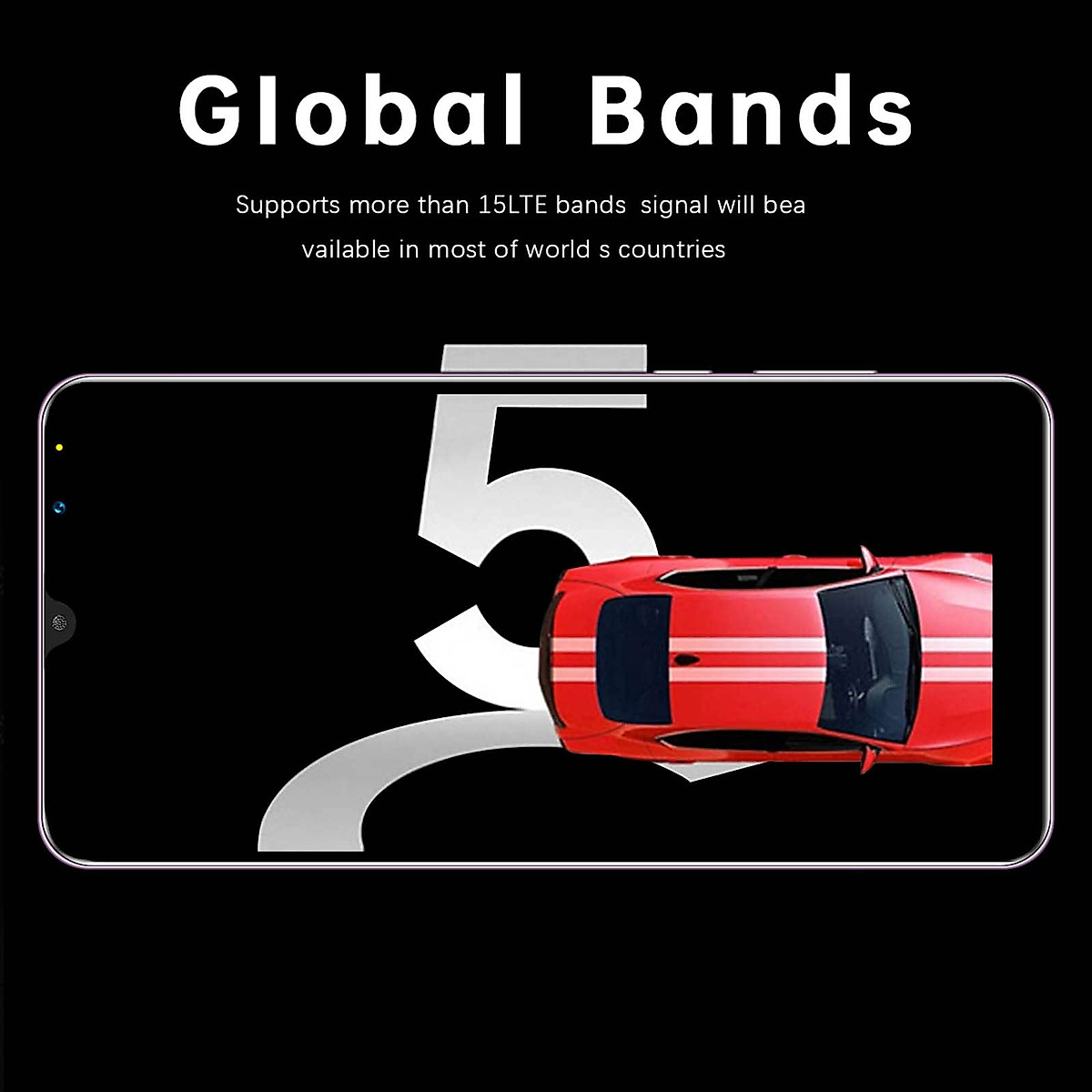 2023 Smartphone, Android Telephone S22+ 3G Smartphone Deca Core 512MB ROM 4GB RAM Mobile Phone US PLug with Earphone, Holiday Gift for Family (BLACK)