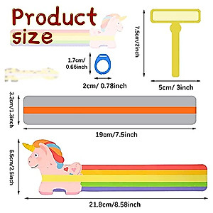 QONIA 25 Pieces Dyslexia Strips Guide Strips Animal Bookmarks Finger Tracking Rulers