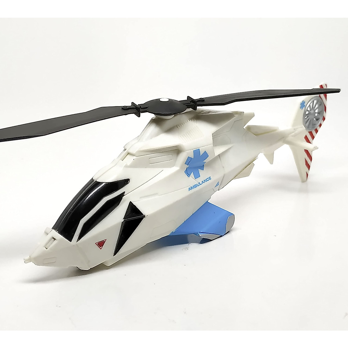 Majorette Helicopter Ambulance White Plastic Model Size 8 inches no Package