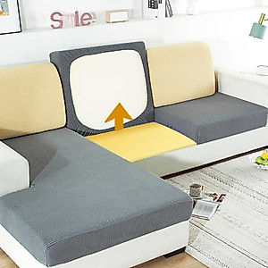 Hlimior 3 Pack 20" x 20" High-Density Foam Cushion Couch Cushion Support for Sagging Seat Curve Furniture Seat Support Under Cushion Sag Repair Replacement Sofa Couch Loveseat Chair ​Sagging Seat