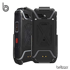 BELTRON Heavy Duty Rotating Belt Clip Holster for Sonim XP5S XP5800 (AT&T FirstNet Sprint) Secure Fit & Quick Release Latch (Durable Reliable & Lightweight) - NOT for XP5