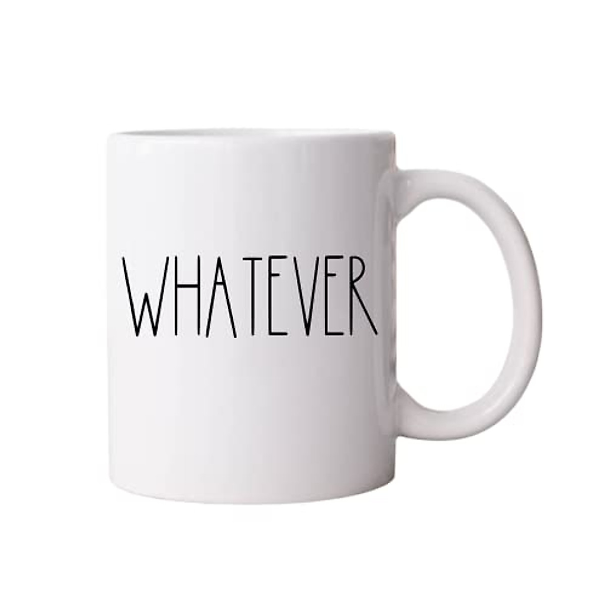 YOUR TEXT HERE Custom Rae Dunn Inspired 15oz Ceramic Mug | One or Two Sided Text