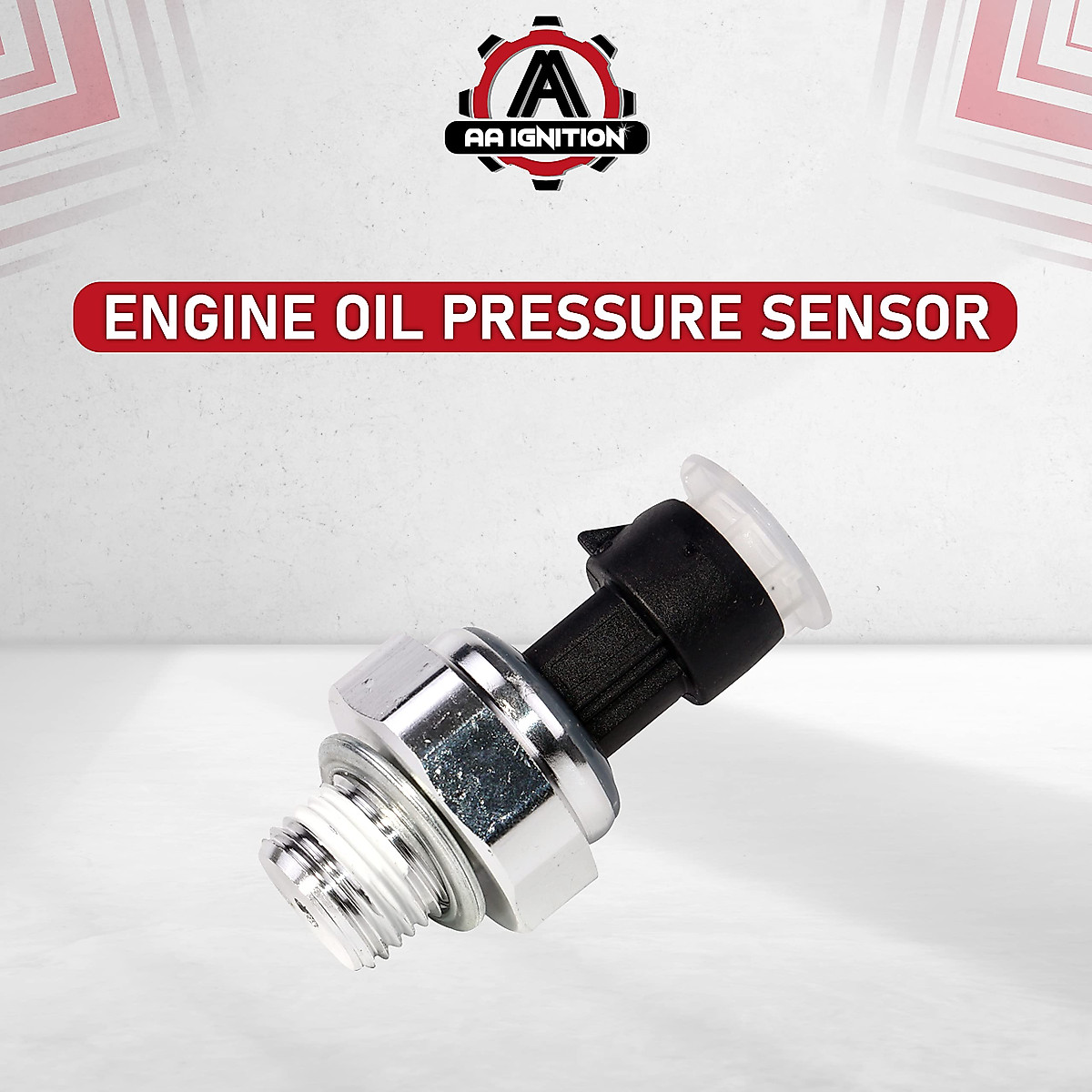 Engine Oil Pressure Sensor Switch - Replaces 12677836, D1846A, 926040, 12585328 - Compatible with Chevy, GMC and Other GM Vehicles - Silverado, Suburban, Sierra, Trailblazer, Tahoe, Grand Pri