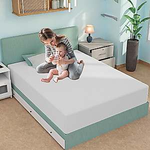 12 Inch Queen Mattress, Gel Memory Foam Queen Size Mattress, Pressure Relieving, Cooling Gel Foam, Queen Mattress in a Box, Certipur-Us Certified, Bed-in-a-Box, Queen, 80"L x 60"W x 12"Th,White