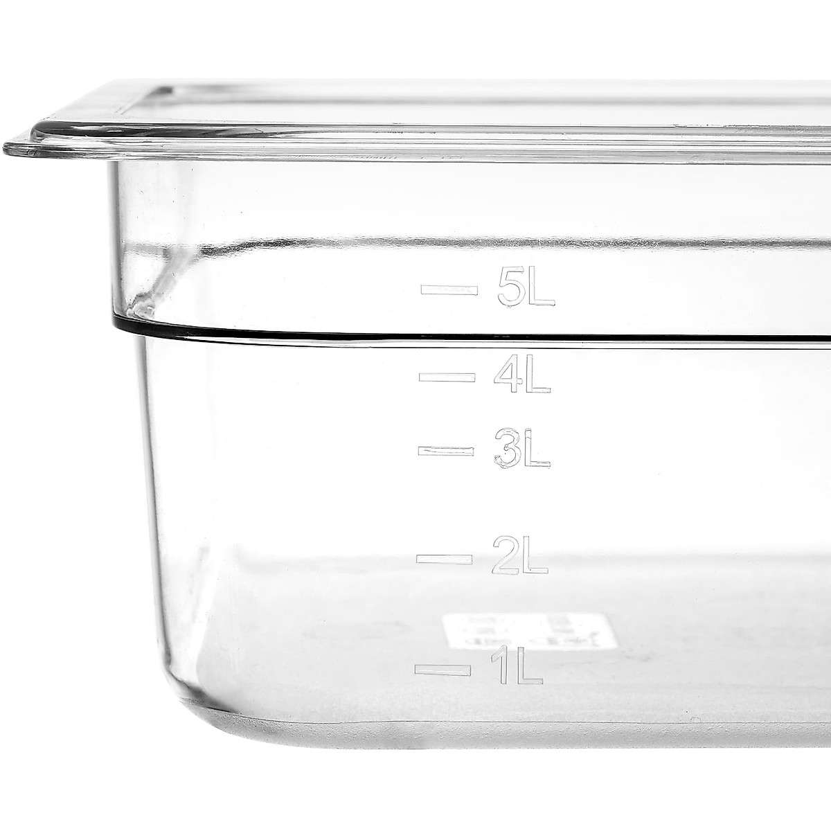 Bekith 2 Pack Clear Polycarbonate Food Pans with Lids, Half Size 4 Inch Deep, Stackable Plastic Food Pans for Commercial Kitchen Restaurant Food Prep, Freezer-Safe