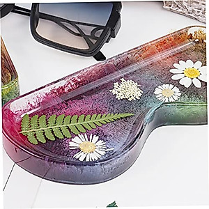 ADOCARN 2pcs Resin Glasses Holder Molds for Resin Silicone Coaster Mold Silicone Square Mold Eyeglasses Holder Making Mold Jewelry Storage Tray Molds Resin Silicone Mold Glasses Tray Molds