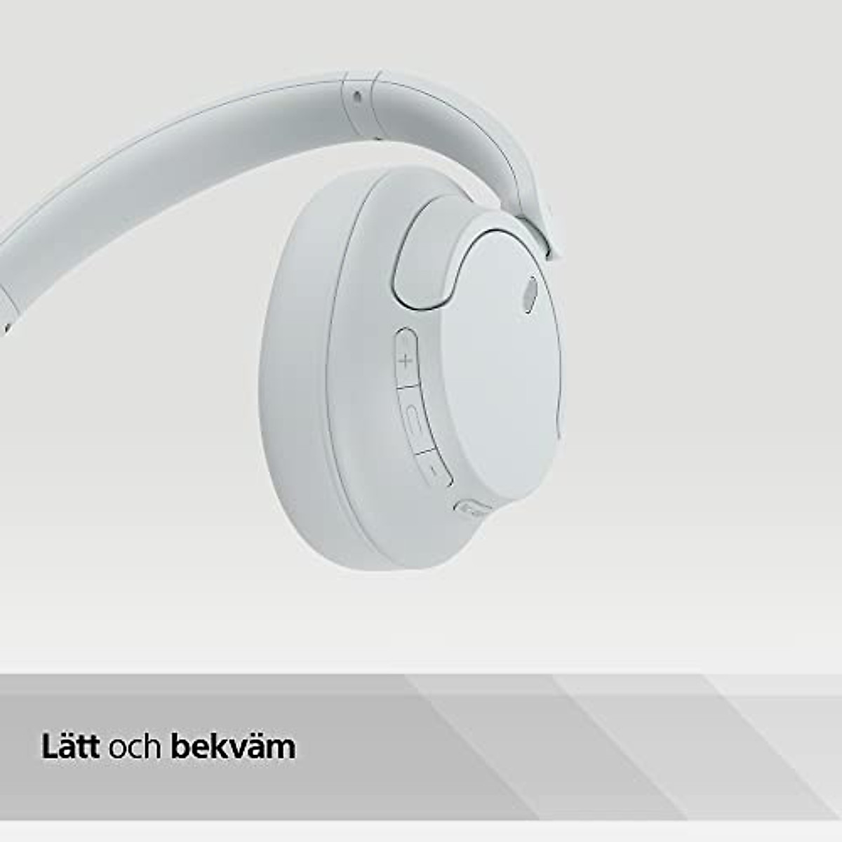 Sony WH-CH720NW Noise Canceling Wireless Bluetooth Headphones - Built-in Microphone - up to 35 Hours Battery Life and Quick Charge - Matte White