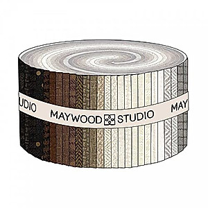 Bonnie Sullivan Woolies Flannel Neutrals Vol. 2 Strips 40 2.5-inch Strips Jelly Roll Maywood Studio