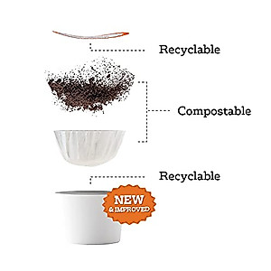 Fresh Roasted Coffee, Swiss Water Half-Caf Colombian, Kosher, K-Cup Compatible, 24 Pods