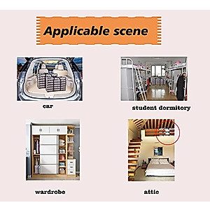 SONMA Large Storage Water Proof Organizer Bag (3 packs) With One Straight Line, Use for Home, Student Dormitory, Car Trunk, Camping.