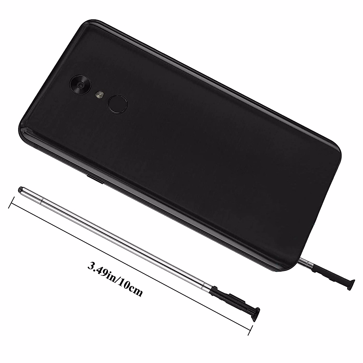 2 Pack Capacitive Touch Screen Stylus Pen Replacement Parts for LG Stylo 4, Q Stylus, Q Stylus+, Q Stylus Plus, Stylus 4, Q Stylo 4, Q8 Aurora Black
