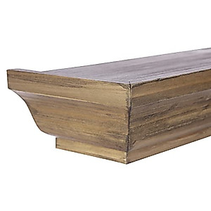 Kiera Grace Muskoka Fitz Wood Shelves - Walnut, 12", 18", 24", Set of 3 (FN00636-3INT)