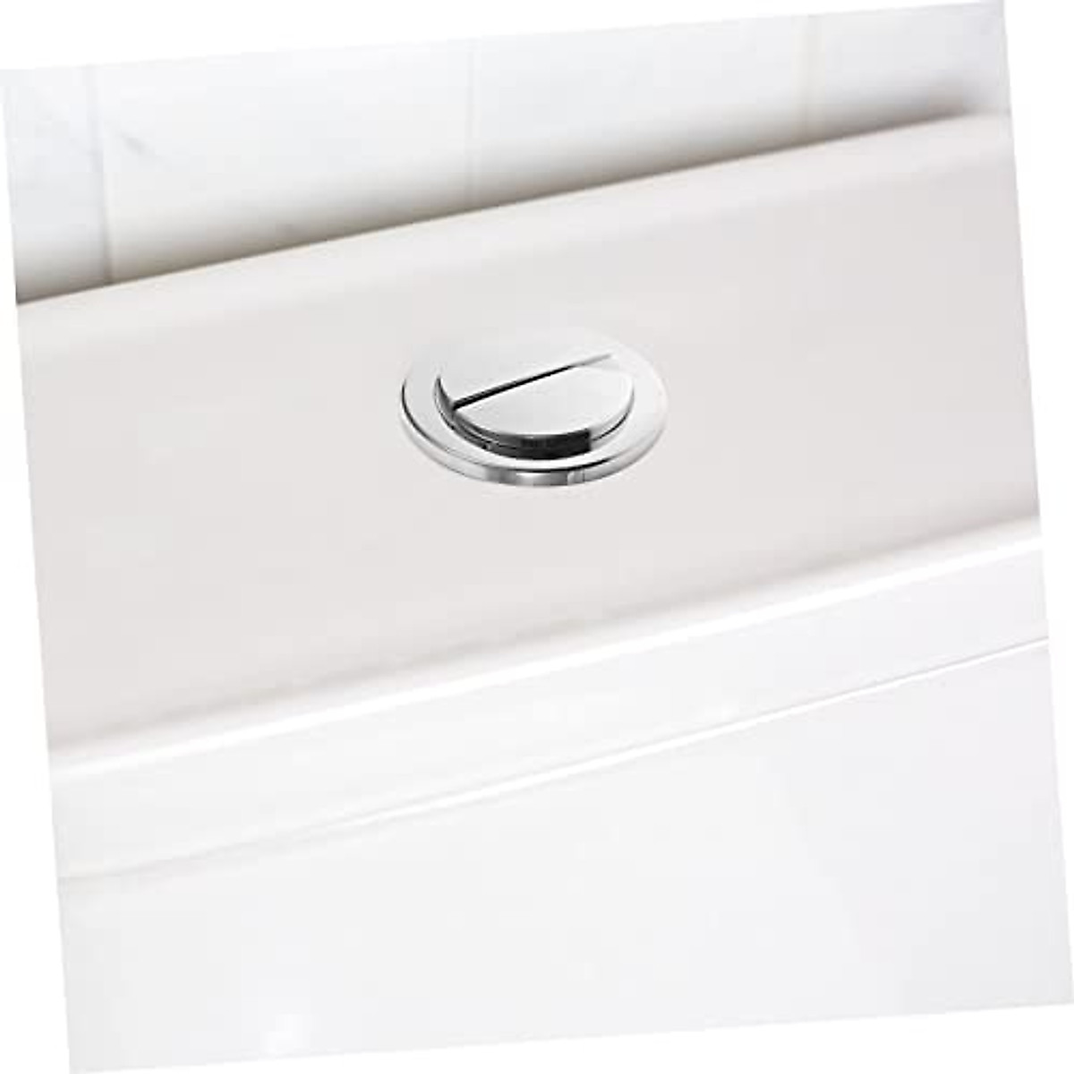 Cabilock 2pcs toilet button toilet accessories dual flush button toilet parts toilet water tank parts accessories for sterling toilet replacement parts Plastic Toilet Push Button pure suite