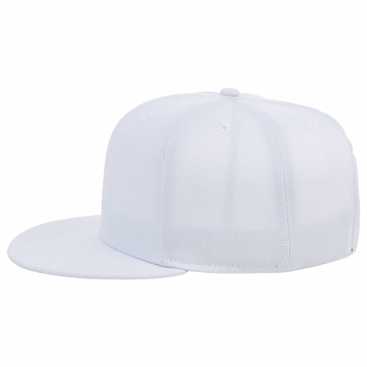 Lids Blank Dime Adjustable Snapback Hat White