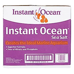 Instant Ocean Sea Salt for Marine Aquariums, Nitrate & Phosphate-Free, 200-Gallon