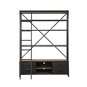 ACME Actaki Bookshelf - - Sandy Gray