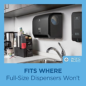 Pacific Blue Ultra 9” Paper Towel Roll (Previously Branded SofPull) by GP PRO (Georgia-Pacific), White, 26610, 400 Feet Per Roll, 6 Rolls Per Case