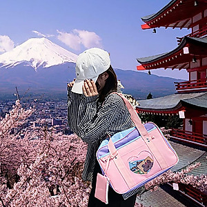 BOYOWO Japanese Bag kawaii wallet Anime Sticker tote bag ita bag crossbody kawaii stuff cute school supplies aesthetic messenger bag backpacks for woman essentials