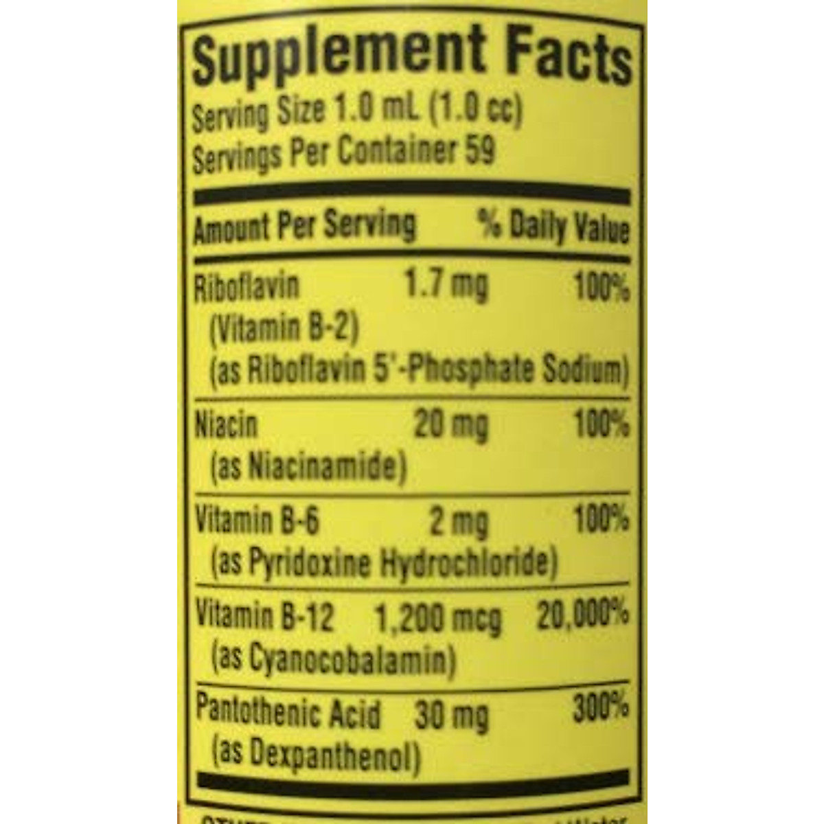 Vitamin B Complex Sublingual Liquid Drops for Adults with Vitamin B6, Vitamin B12, Niacin, Riboflavin, Pantothenic Acid - Energy Bundle w/ 'No Fluff' Guide©