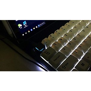 Handmade R4/ECS Keycap Resin Solid Wood Shine Through Backlit Key Cap OEM Profile for Cherry MX Mechanical Keyboard Gaming Replacement (Ebony)