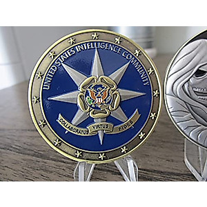 United States Intelligence Community Reaper IC Intel SIGINT Challenge Coin