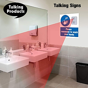 Talking Products, PIR Infrared Motion Sensor, Pro Edition with Multi-Track Playback. Download Your own Custom MP3 Sound Files to Play Speech, Music or Sound Effects