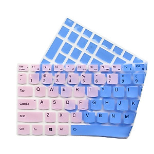 Keyboard Cover Compatible with 15.6" Lenovo Legion 5 Pro, Legion 7 7i Slim 15, IdeaPad Gaming 3 3i 15 inch, Lenovo Legion 5 5i 5p 5pi 15.6" 17.3" Gaming Laptop, 16" Lenovo Legion 7 (Light Pink & Blue)