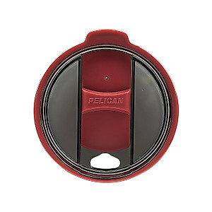 Pelican Hydration Pelican Ridge™ 18 oz Vacuum Insulated Tumbler - Recycled Stainless Steel Double Wall Travel with Dual Lid, Powder Coated Insulated Coffee Mug For Hot Cold Drinks, Brick