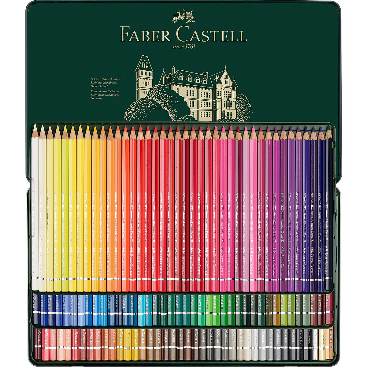 Faber Castell Albrecht Durer 120 Watercolor Pencil Set Tin