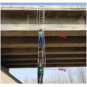 FGQCBBYC Rope Ladder,Fire Escape Ladder, Escape Ladders Nylon Home Climbing Engineeladder Portable Emergency Escape Ladder Durable Fire Escape Ladder/3M/10Ft