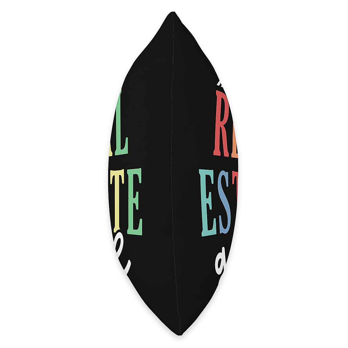 Object Seller Mortgage Business Building Gift Real Estate Agent Girl Realtor House Property Apartment Rent Throw Pillow, 18x18, Multicolor