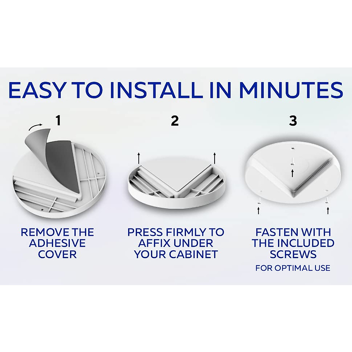 Jar Opener, Under Cabinet Jar Opener, Useful Kitchen Gadget, Can Openers Prime For Seniors With Arthritis,Jar Opener For Weak Hands, Single Hand Under Counter Can Opener