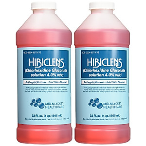 Hibiclens Antimicrobial Skin Liquid Soap, 32 Fluid Ounce (Pack of 2)
