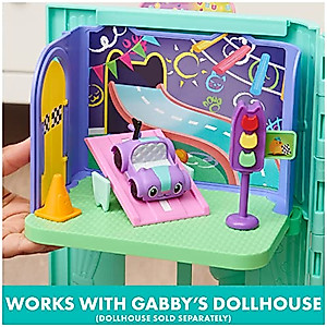 Gabby's Dollhouse, Carlita Purr-ific Play Room with Carlita Toy Car, Accessories, Furniture and Dollhouse Deliveries, Kids Toys for Ages 3 and up
