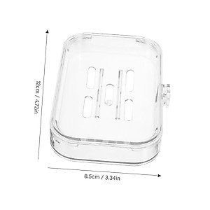 Alipis 3 Pcs Soap Dispenser Pineapple Eye Remover Tool Clear Stand Soap Grid Tray Foam Dispenser Soap Holder Bathroom Soap Drainer Metric Tape Measure Detachable Soap Dish 2 Tier Tray