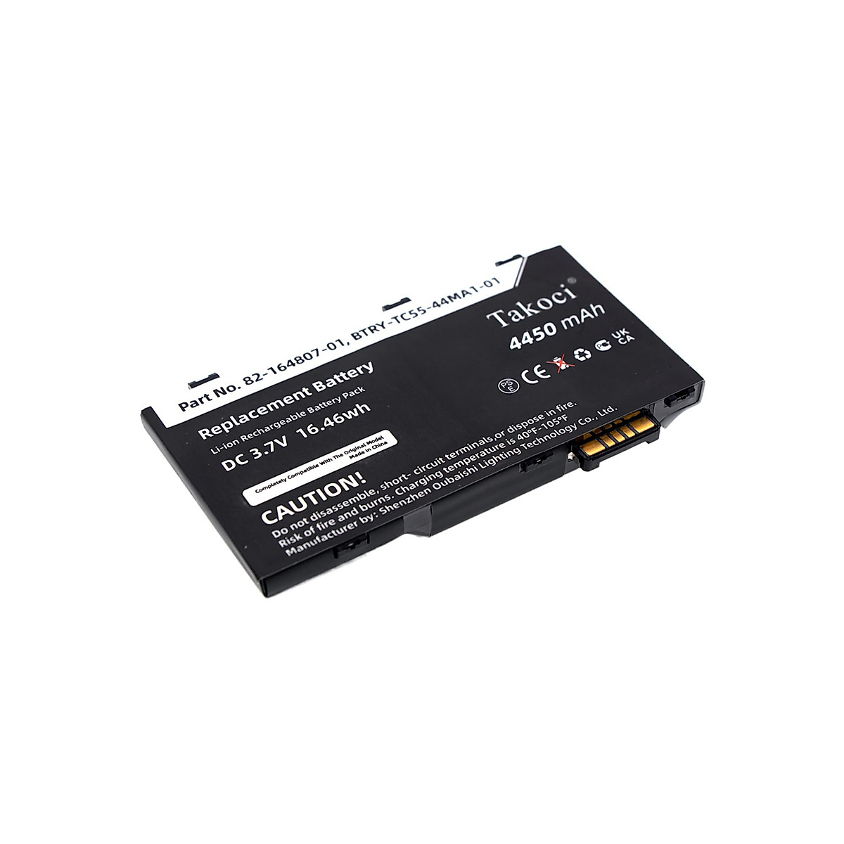 GIKYSUIZ 5-Pack 4450mAh Replacement Battery for Symbol/Zebra BTRY-TC55-29MA1-01 Compatible with Symbol/Zebra ES85 ES85XX MC36 TC55 TC55AH-JC11ES RFD8500 Mobile Computer Scanners
