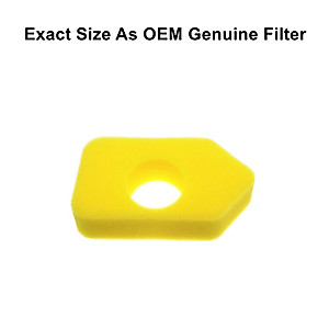 MOWFILL 10 Pack 698369 Foam Air Filter Replace for BS 698369 4216 5088 5099 5086K 5088H MTD 490-200-0011 Craftsman SPA8S1062853001 Fits 9B902, 98902, 98982, 10A902, 10B902, 10A982 Engines