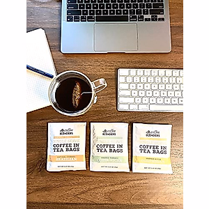 Coffee Blenders Tea Bag Coffee - Brazilian Flavor 10 Count Single Serve Instant Coffee, Portable Drip T-Bag Packets, Convenient Fast Fresh Simple