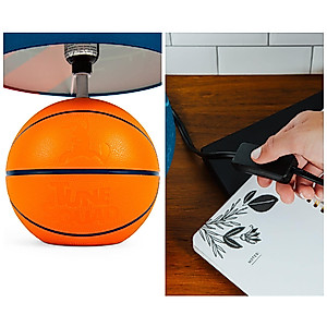 Space Jam 2: A New Legacy Tune Squad Basketball 3D Desk Lamp, Bugs Bunny Mood Light | Home Decor Accessories And Room Essentials | Official Looney Tunes Collectible | 14 Inches Tall
