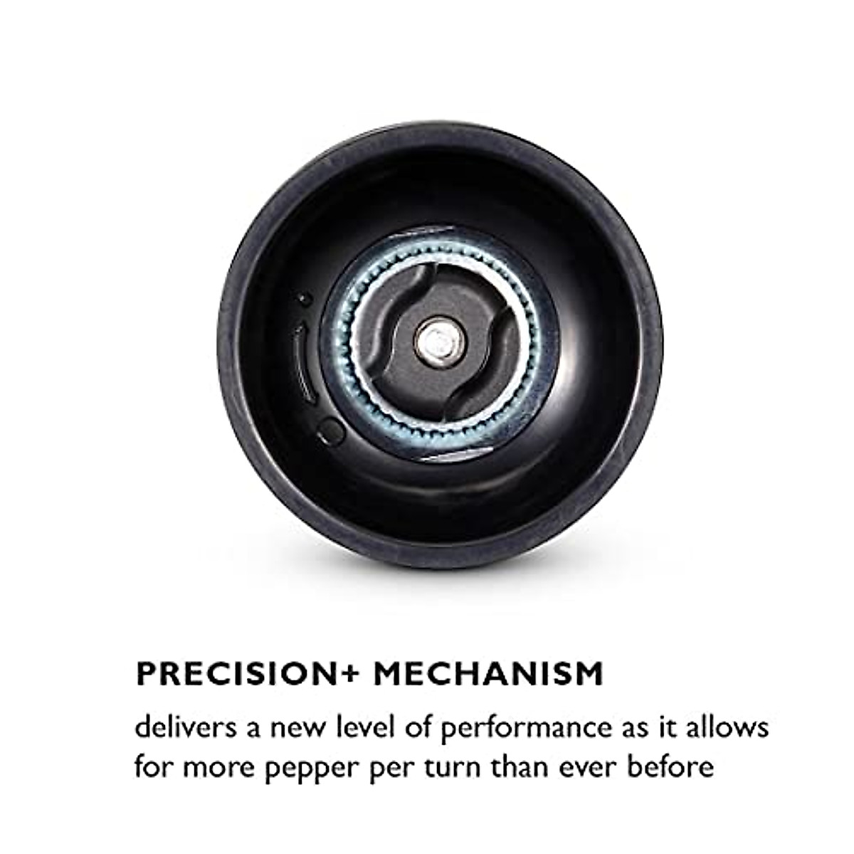Cole & Mason H321806 City Salt and Pepper Mills | Precision+ Stemless | Concrete/Acrylic | 160 mm | Gift Set | Includes 2 x Salt and Pepper Grinders | Lifetime Mechanism Guarantee