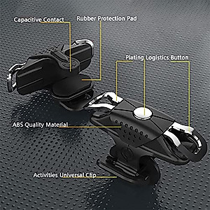 L1R1 Mobile Game Controller Triggers, Game Trigger for PUBG/Fortnite/Call of Duty/Survival Rules, Sensitive Shoot Controller Joystick Aim Fire Buttons Gaming Trigger Compatible with iPhone Android Phone