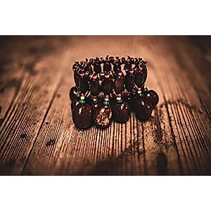 Meinl Sonic Energy Seed Shell Shaker Percussion Instrument Anklet/Bracelet — Nature Sounds for Meditation, ASMR, Sound Therapy, Yoga