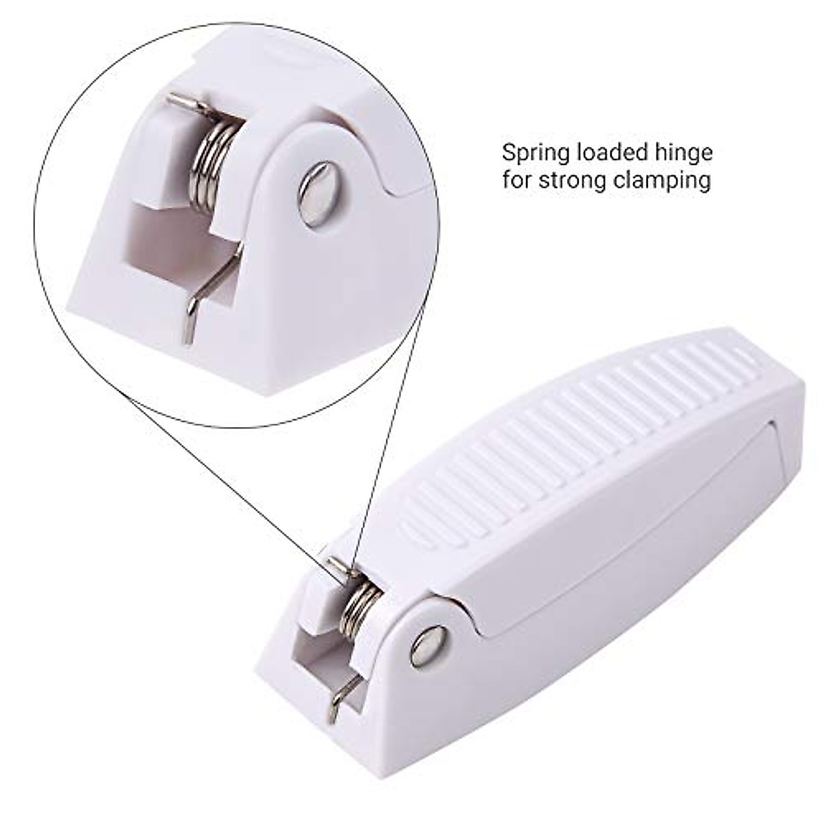 SnowyFox RV Baggage Door Catch 5Pcs, White Camper Door Holder, Baggage Door Latch Door Clip for RV Motorhome Camper Trailer