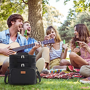 Lifewit Lunch Box for Men Women, Large Insulated Soft Cooler Bag, Leakproof, 21L Capacity, Black