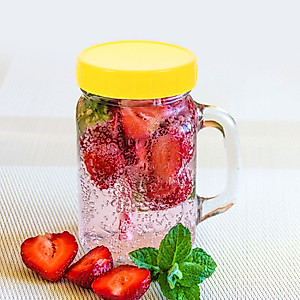 10pcs Plastic Jars Lids Reusable Covers Jar Supplies Sealed Bottle Covers Jar Lids Wide Mouth Bottle Lids Jar Lid Wide Mouth Sealing Jar Covers Vjars Lids