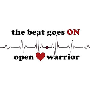 CafePress Open Heart Warrior Stainless Steel Travel Mug 20 oz. Insulated Stainless Steel Coffee Tumbler