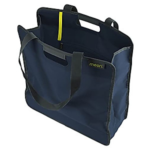 meori Large Tote Bag for Women or Men, Extra Large Utility Tote Bag with Zipper Pocket, Collapsible Grocery Tote with Hard Bottom, Shoulder Straps and Padded Grip Handles