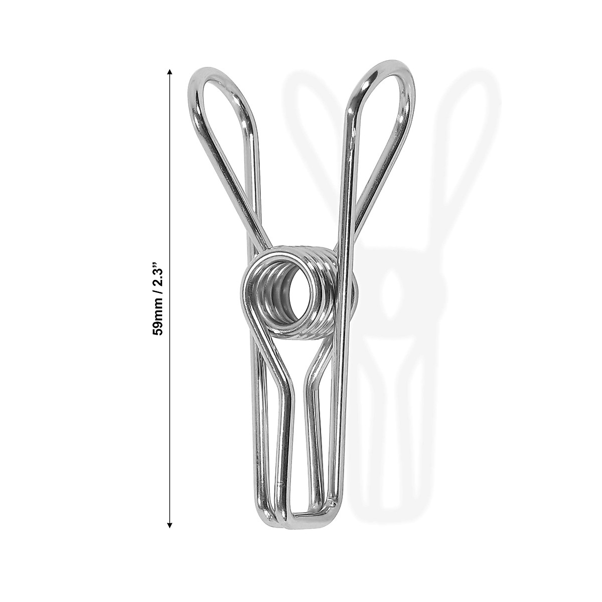 Oakenleaf Clothespins Stainless Steel Will Not Rust 316 Marine Grade 40 Piece Wire Durable Hurricane Proof Clothes Pegs Modern & Eco Friendly 2.3inch - The Forever Peg