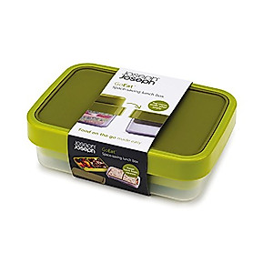 Joseph Joseph 81031 GoEat Compact 2-in-1 Lunch Box, Green